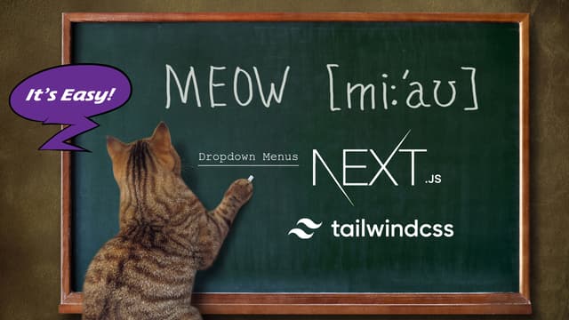 Easy Dropdown Menus With Nextjs And Tailwind Css Designly